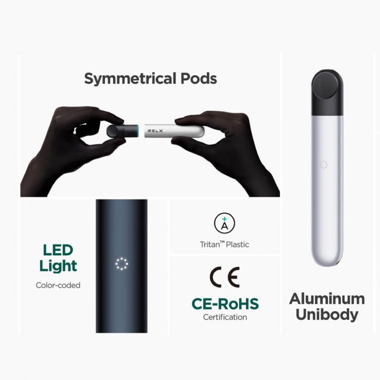 RELX Infinity สี Silver [ประกัน 6 เดือน] - Kardinal Stick VIP