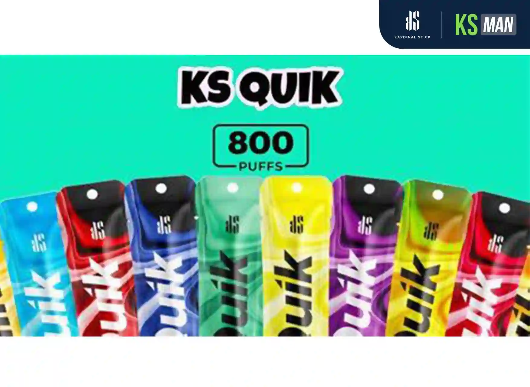 Quik 2000 Puffs จาก KS Quik บุหรี่ไฟฟ้าที่เต็มอิ่มทุกคำ